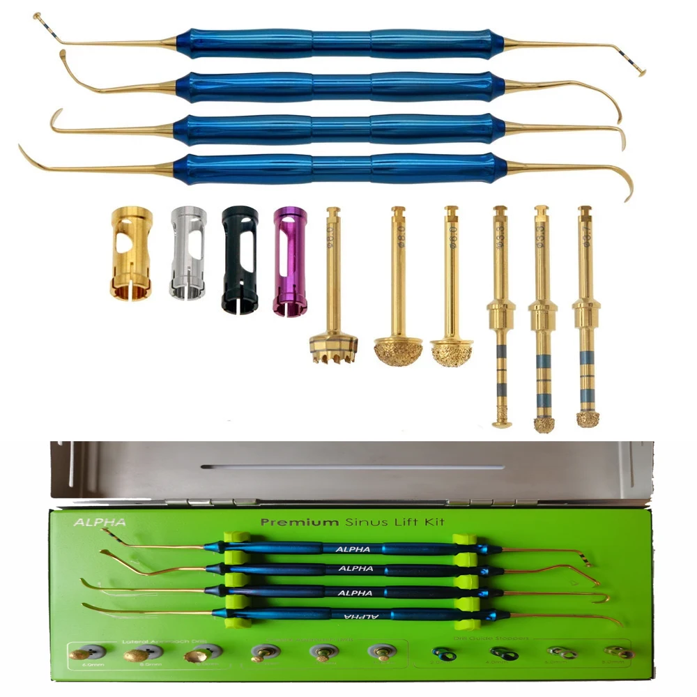 1-Whole-Set-Dental-Implant-Elevation-Kit-Dask-Drill-Stoppers-Sinus-Lift ...