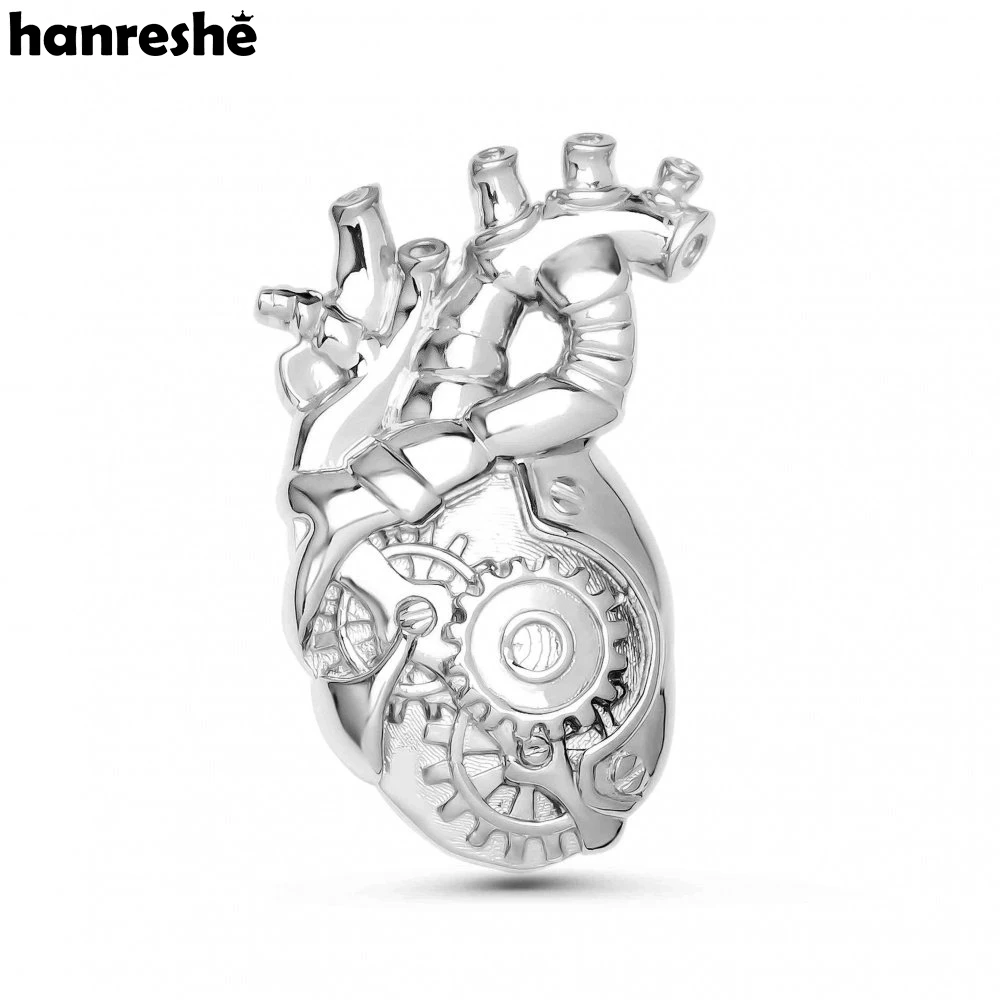 Hanreshe-Anatomy-Gear-Heart-Pin-Medical-Cardiology-Lapel-Backpack ...
