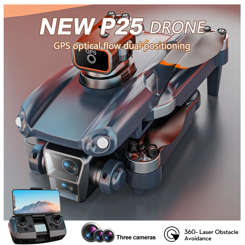 2024-P25-Drone-Brushless-Motor-360-Laser-Obstacle-Avoidance-GPS-Return ...