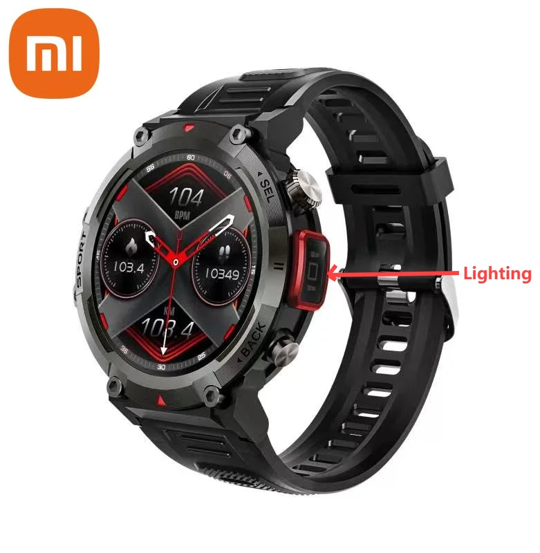 Xiaomi-reloj-inteligente-S100-para-hombre-accesorio-de-pulsera-resistente-al-agua-IP67-con ...