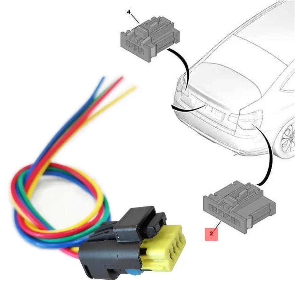 Cable Enchufe 8201348602 Cable Bomba Combustible 4 Pines - Compatible ...