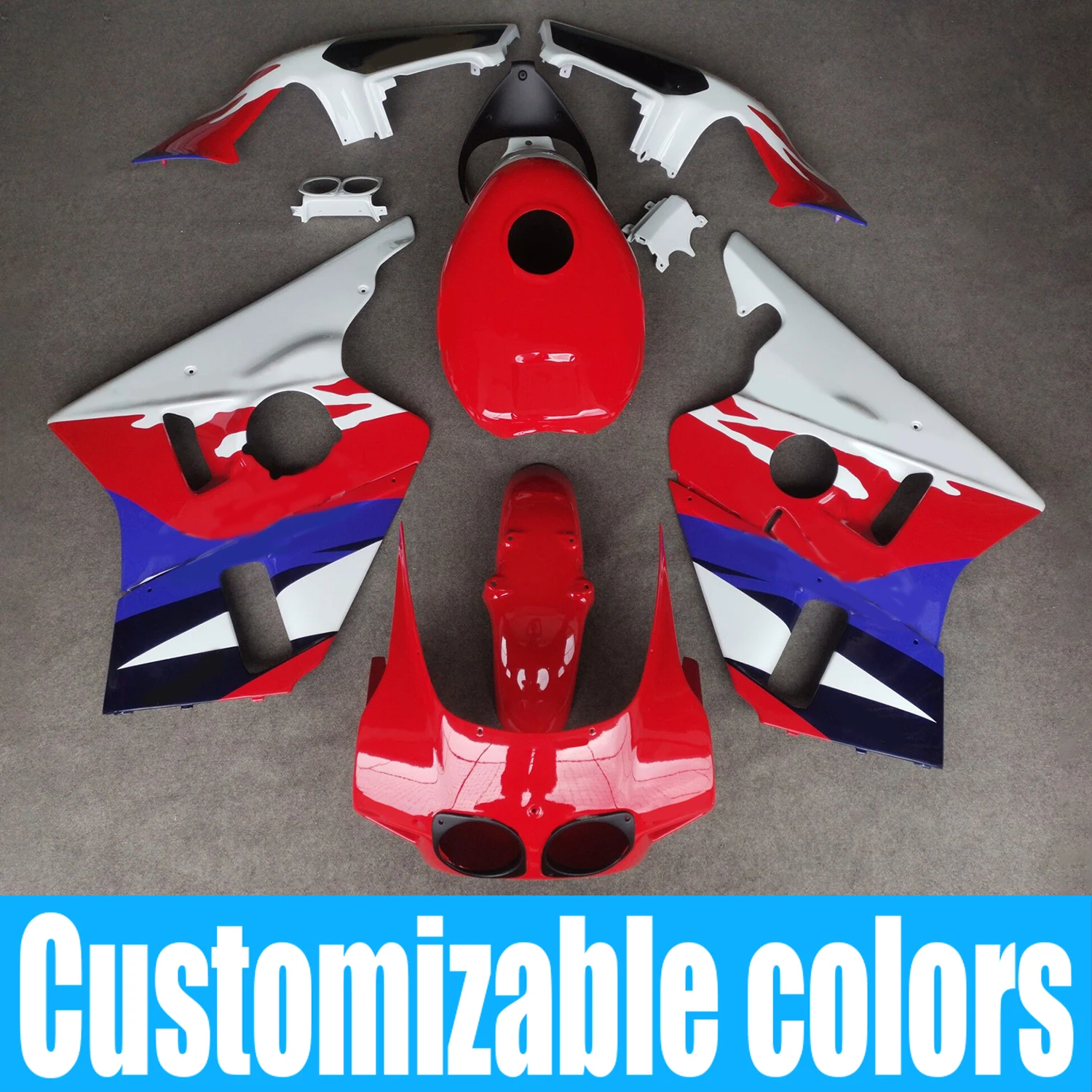 Fit-For-HONDA-CBR400RR-NC23-1988-1989-Motorcycle-Shell-Bodywork-Fairing ...