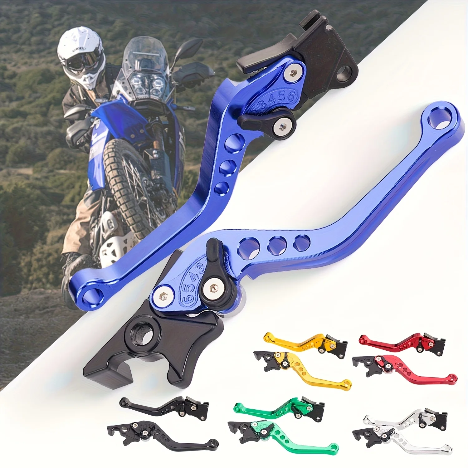 Universal CNC Motorcycle Adjustable Brake Clutch Levers Motorbike Brake ...