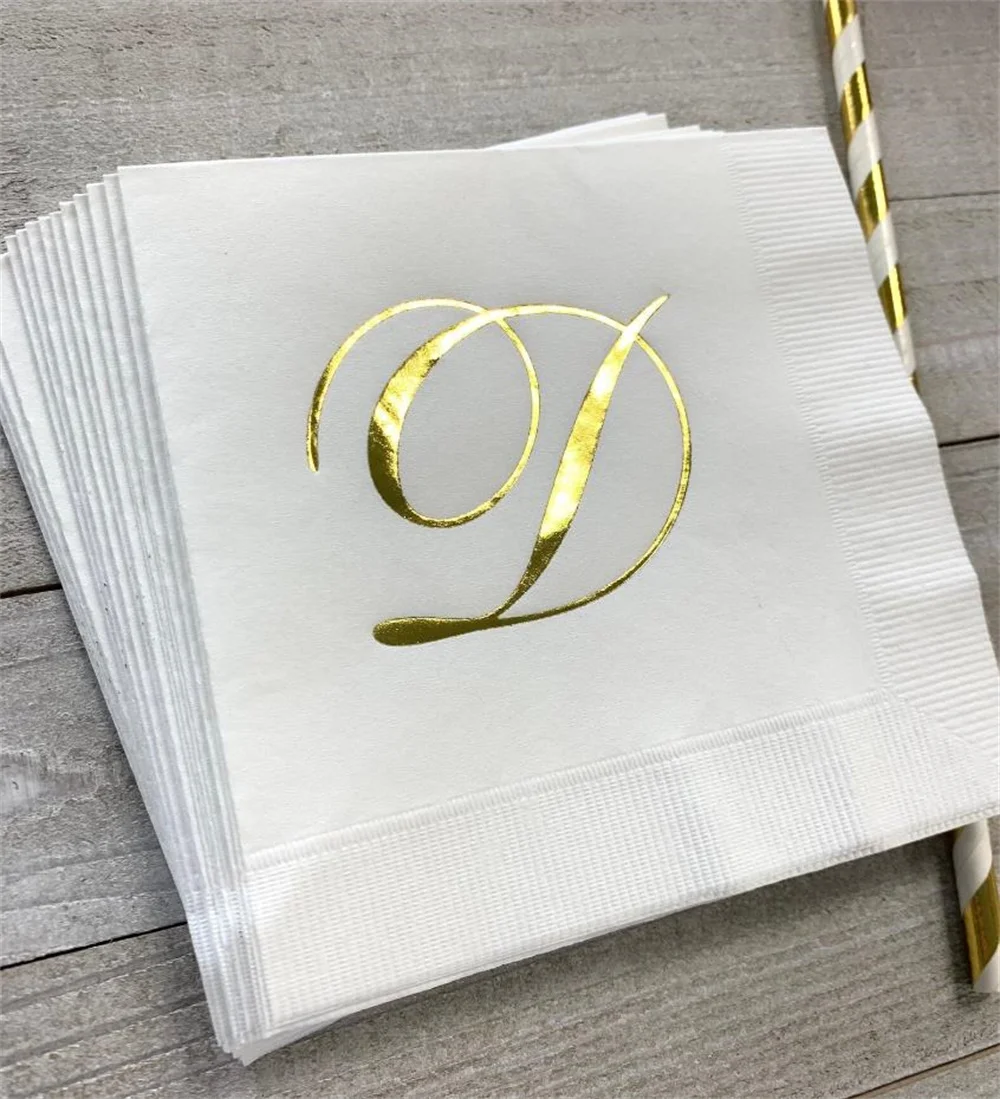 50pcs-Personalized-Wedding-Napkins-Elegant-Classic-Monogram-Wedding ...
