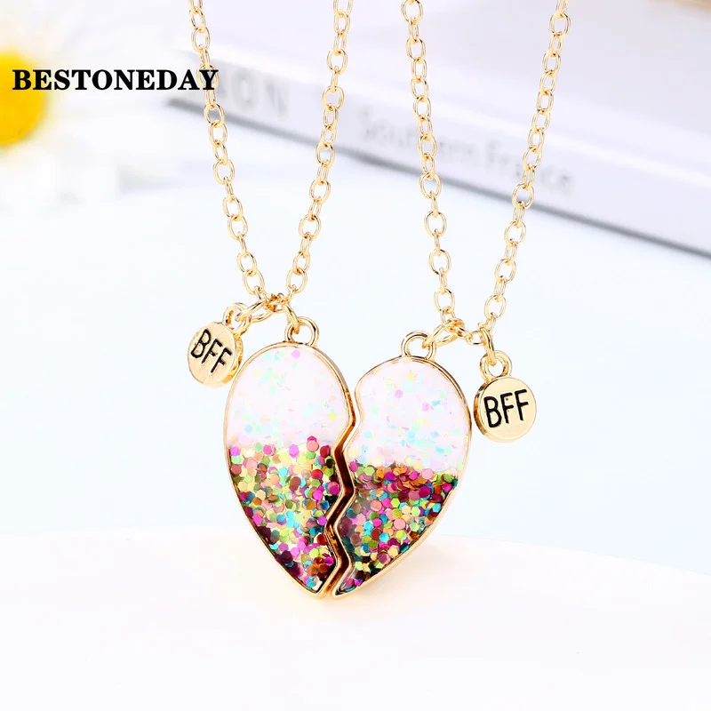 Friendship Necklace Best Friends | Friendship Necklaces 2 Friends ...