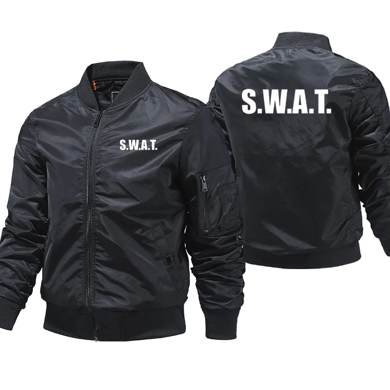 Swat Security Bomber Jacket Men New Jacket Pilot Air Force Windproof ...