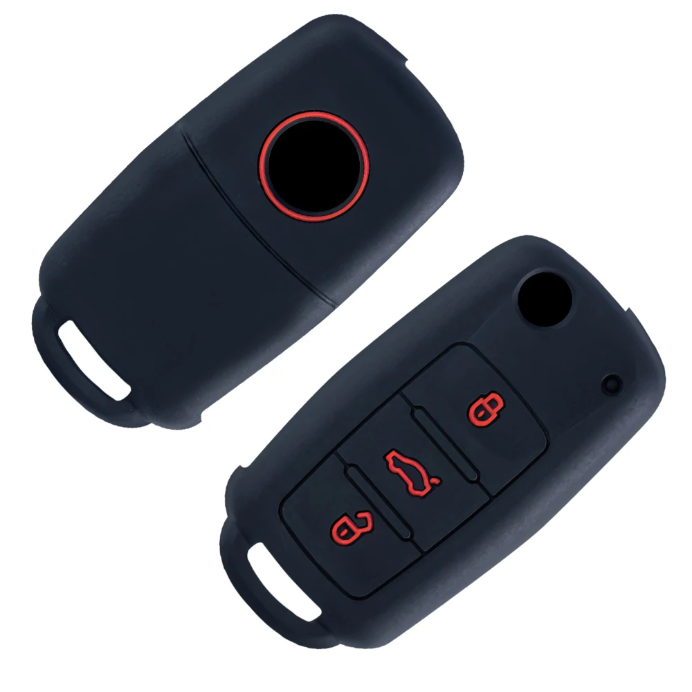 Protect Car key shell For Volkswagen polo passat b5 golf 4 5 6 MK5 MK6 ...