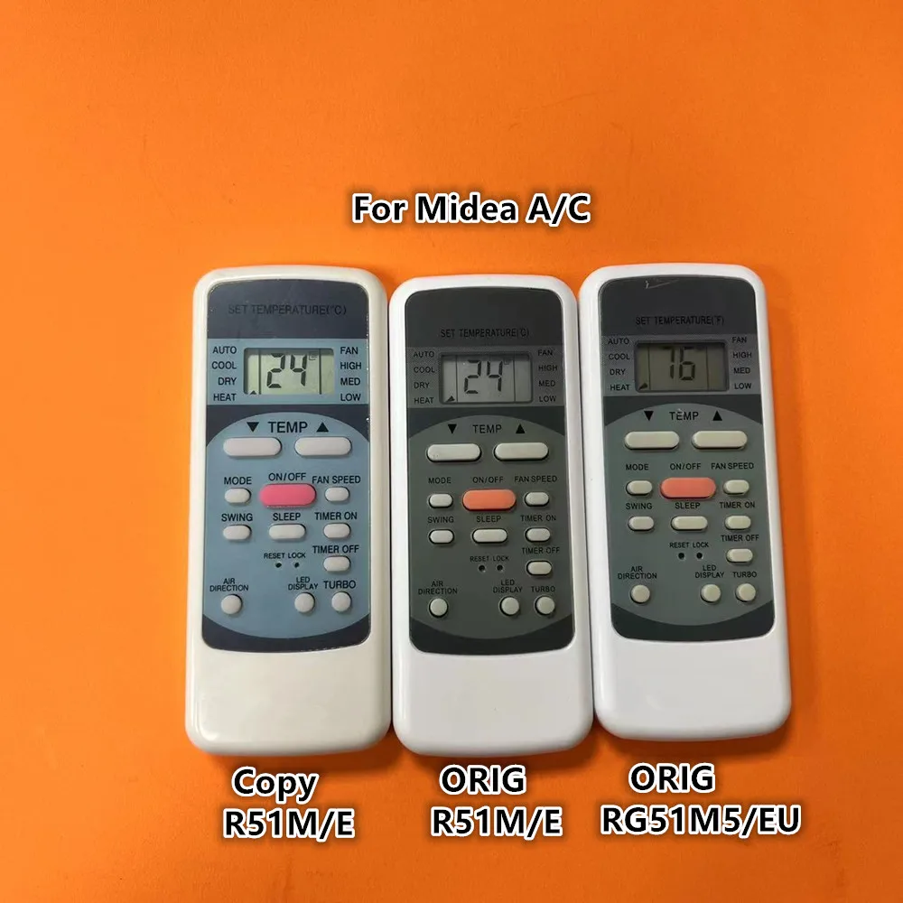 ORIG Midea Air Remote Control R51M/E for R51/E - AliExpress 44