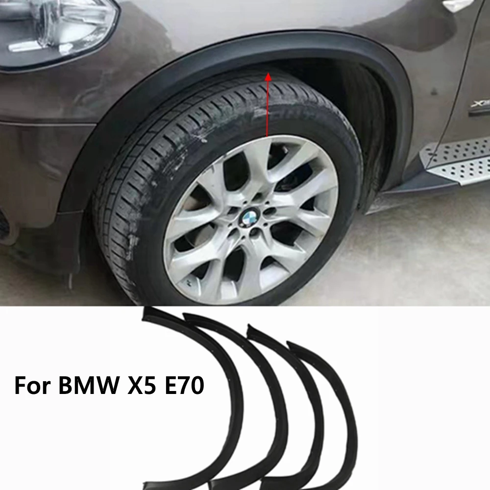 FOR-BMW-X5-E70-2007-2013-Accessories-4-PCS-Car-Side-Wheel-Arch-Fender ...