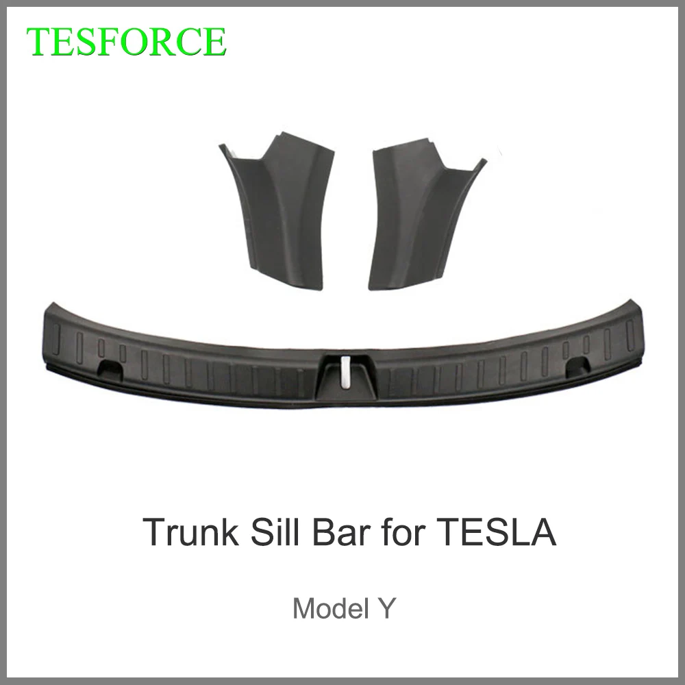 For-Tesla-Model-Y-2020-2023-Trunk-Sill-Plate-Protector-TPE-Rubber-Boot ...