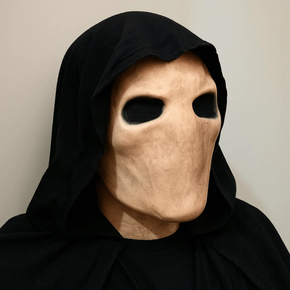 Faceless Man Halloween Slenderman Mask Non-toxic Realistic Alien Skull ...