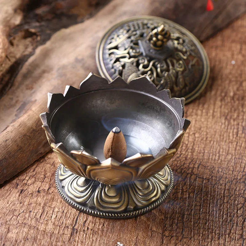 Pure-Copper-Zen-Lotus-Copper-Incense-Burner-Pure-Copper-Antique ...