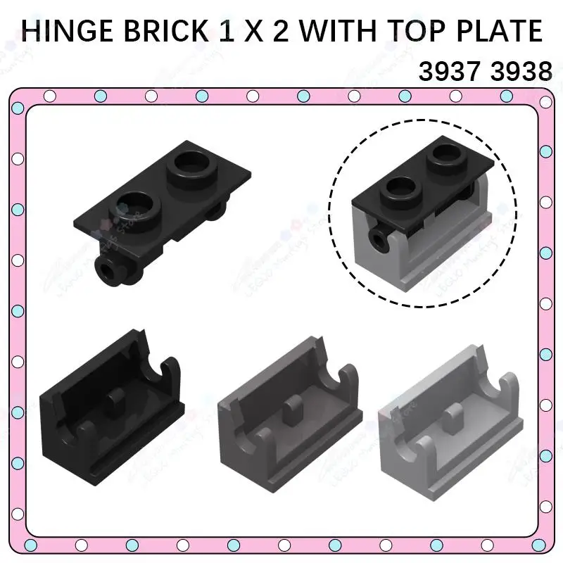 Diy Accessories Bricks | Building Blocks | Education Toys | Hinge Brick ...