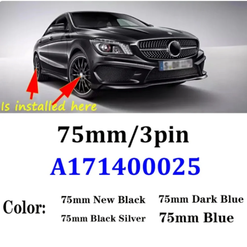 40Pcs-75mm-Car-Wheel-Center-Logo-Hub-Cap-For-Mercedes-Benz-C207-C218 ...