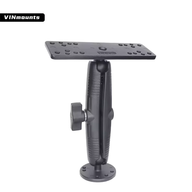 Aluminum-Fish-Finder-Mount-with-1-B-Size-Ball-Arm-Marine-Electronic ...