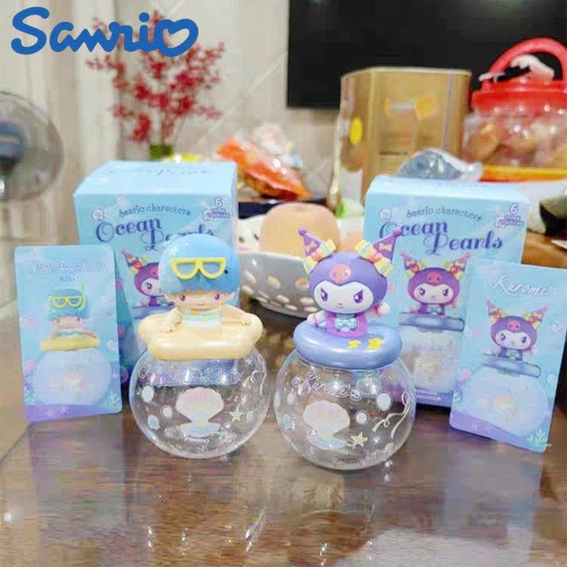 Genuine Sanrio Ocean Pearl Series Storage Jar Blind Box Figure Tidy ...