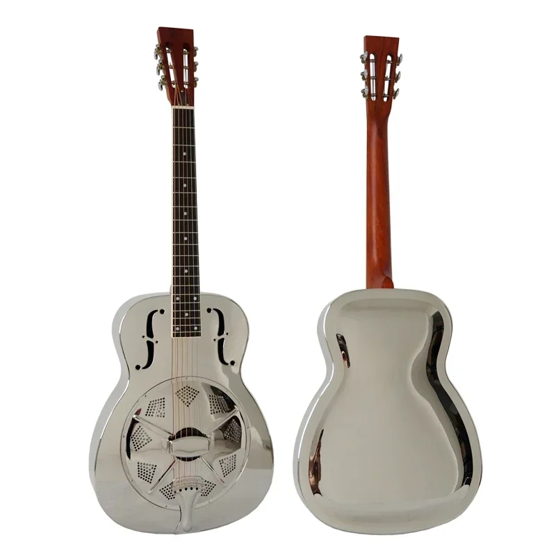 Guitarra-ac-stica-de-un-solo-cono-Bluegrass-cuerpo-de-lat-n-con-acabado ...