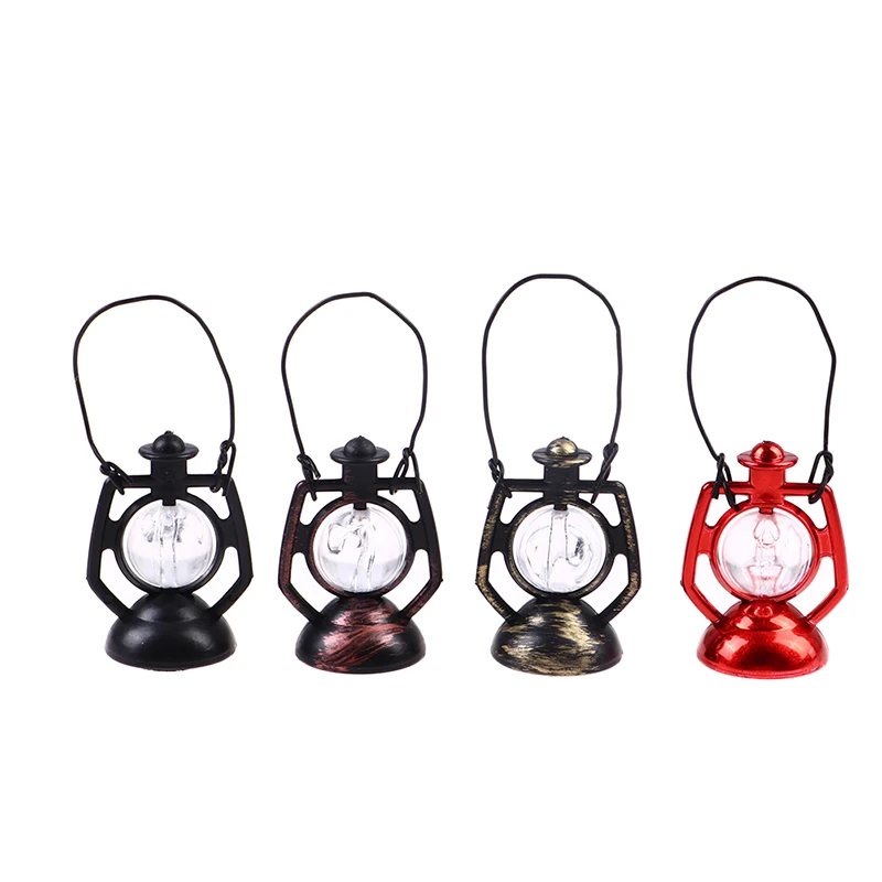 Vintage-Miniature-Kerosene-Oil-Lamp-1-12-Dollhouse-Furniture-Realistic ...