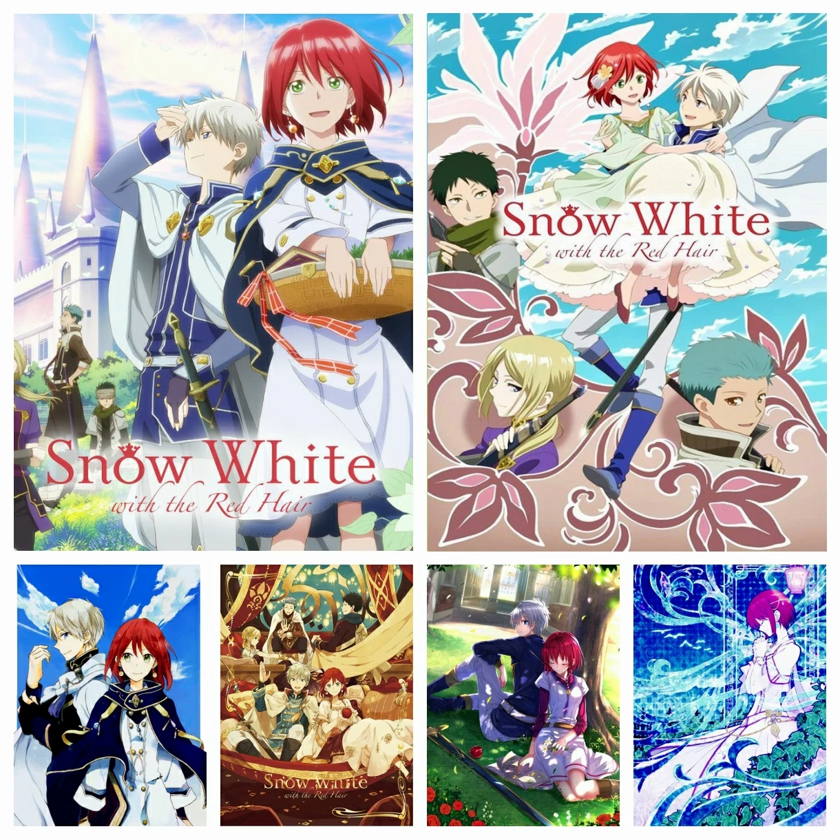 Anime Snow White With The Red Hair 5d Diy Diamond Painting Art Akagami ...