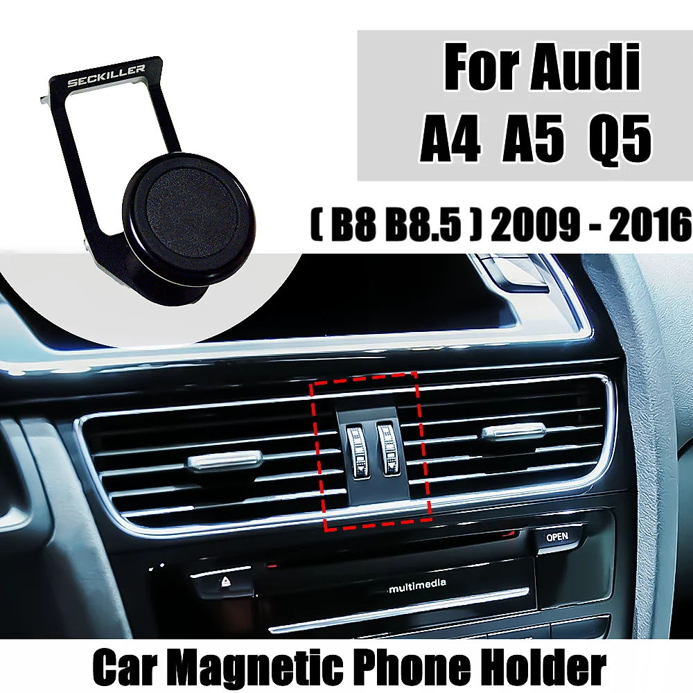 Car Phone Holder For Audi A4 A5 Q5 B8 B8.5 2009-2016 Air Vent Mount ...