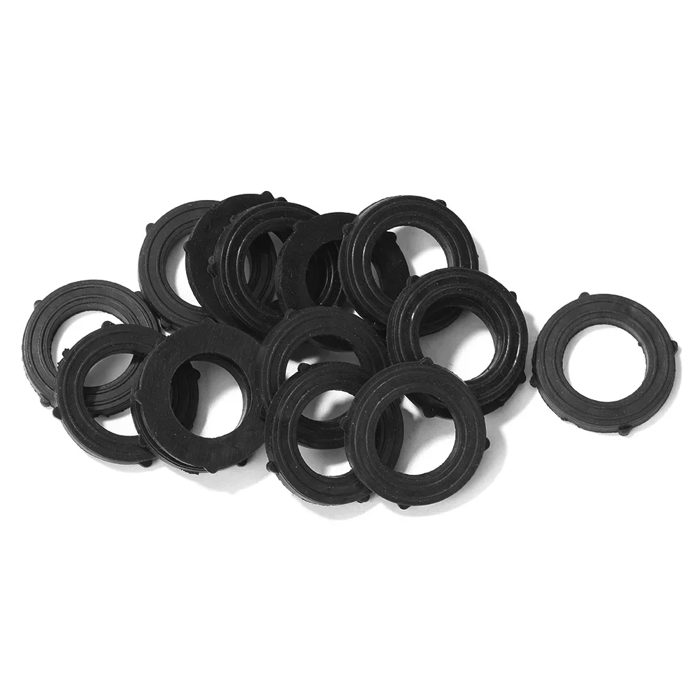 20Pcs-Black-Rubber-Flat-Washer-Plane-Spacer-Insulation-Plastic-Rubber ...