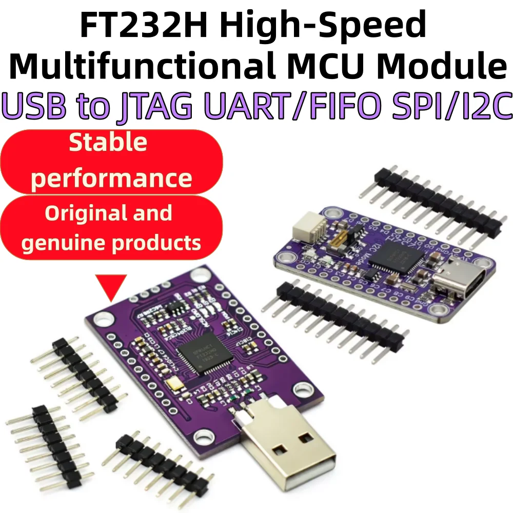 10-1PCS,MCU FT232H Multifunction High-Speed USB to JTAG UART/ FIFO SPI ...