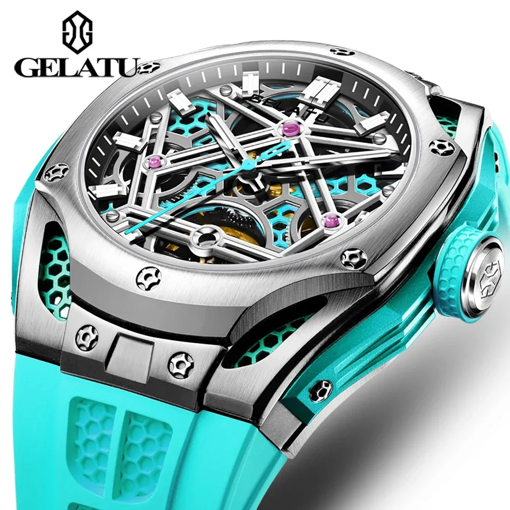 GELATU-Top-New-Luxury-Blue-Sky-Automatic-Mechanical-Watches-Skeleton ...