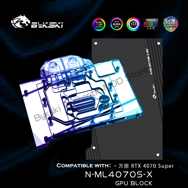 Bykski-N-ML4070S-X-GPU-Block-For-Manli-RTX-4070-Super-Graphics-Card ...