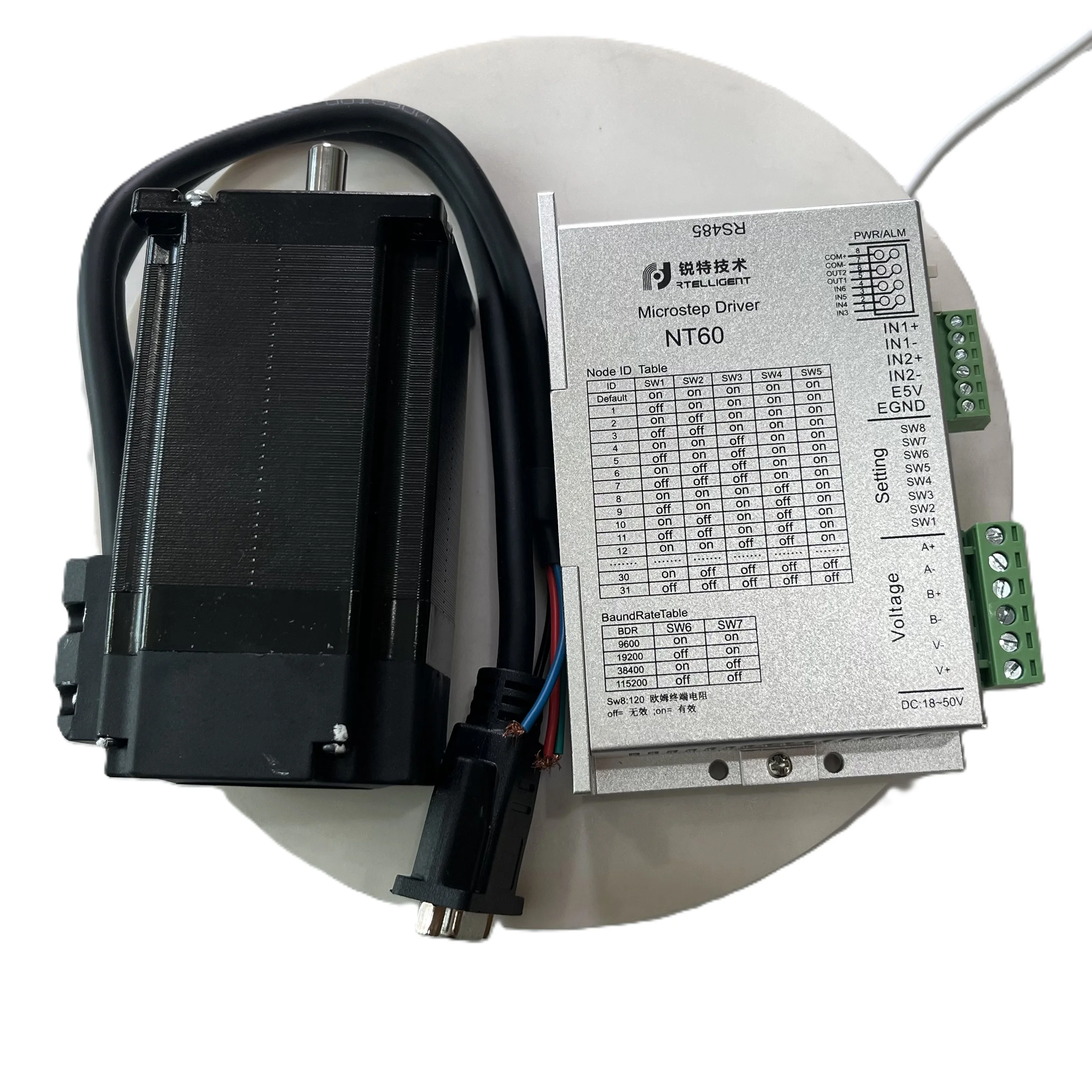 Nema24 60mm 2.2N.M/ 3N.M/ 4 N.M Torque Pluse or IO or Rs485 Control ...