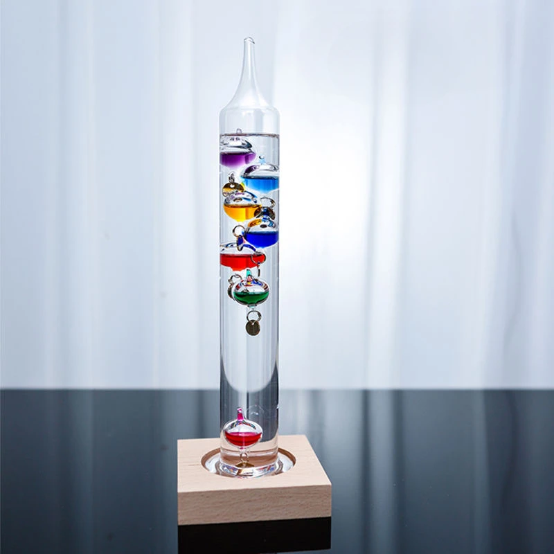 Galileo Suspended Colorful Ball Glass Thermometer Cute Ornaments with ...