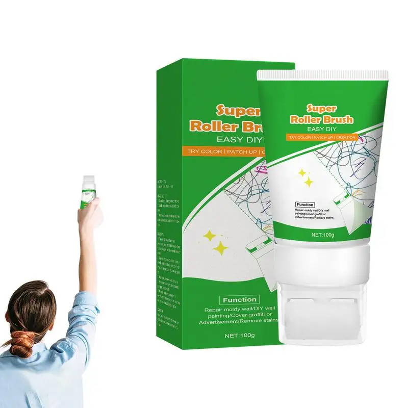 Wall-Repair-Roller-100g-Spackle-Roller-With-Quick-Drying-Household-Wall ...
