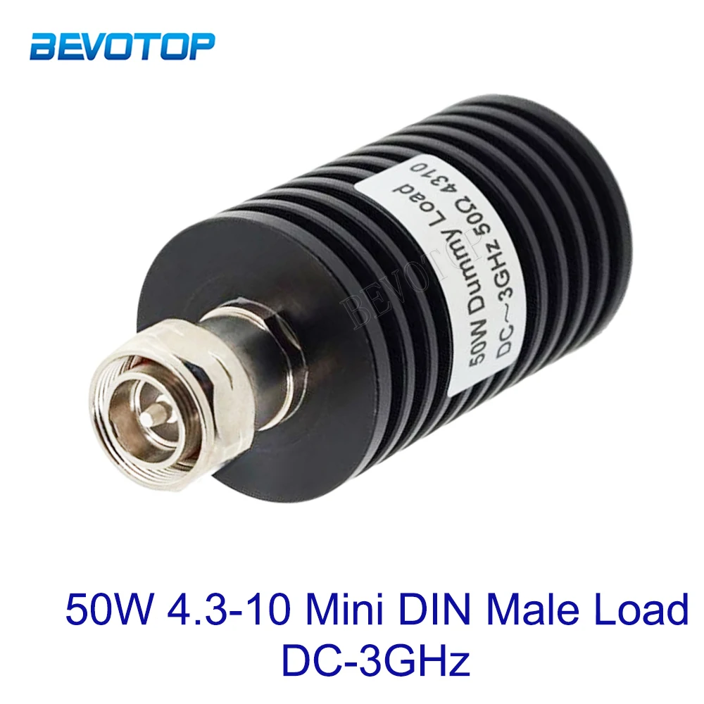 New-50W-4-3-10-Mini-DIN-Male-Load-DC-3GHz-Connector-RF-Terminal-Dummy ...