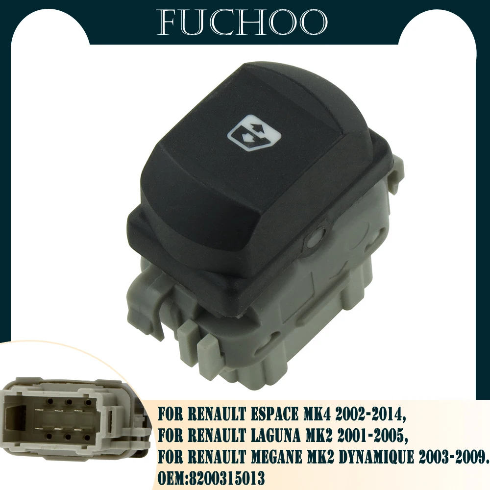 8200315013 Passenger Power Electric Window Control Switch Button for ...