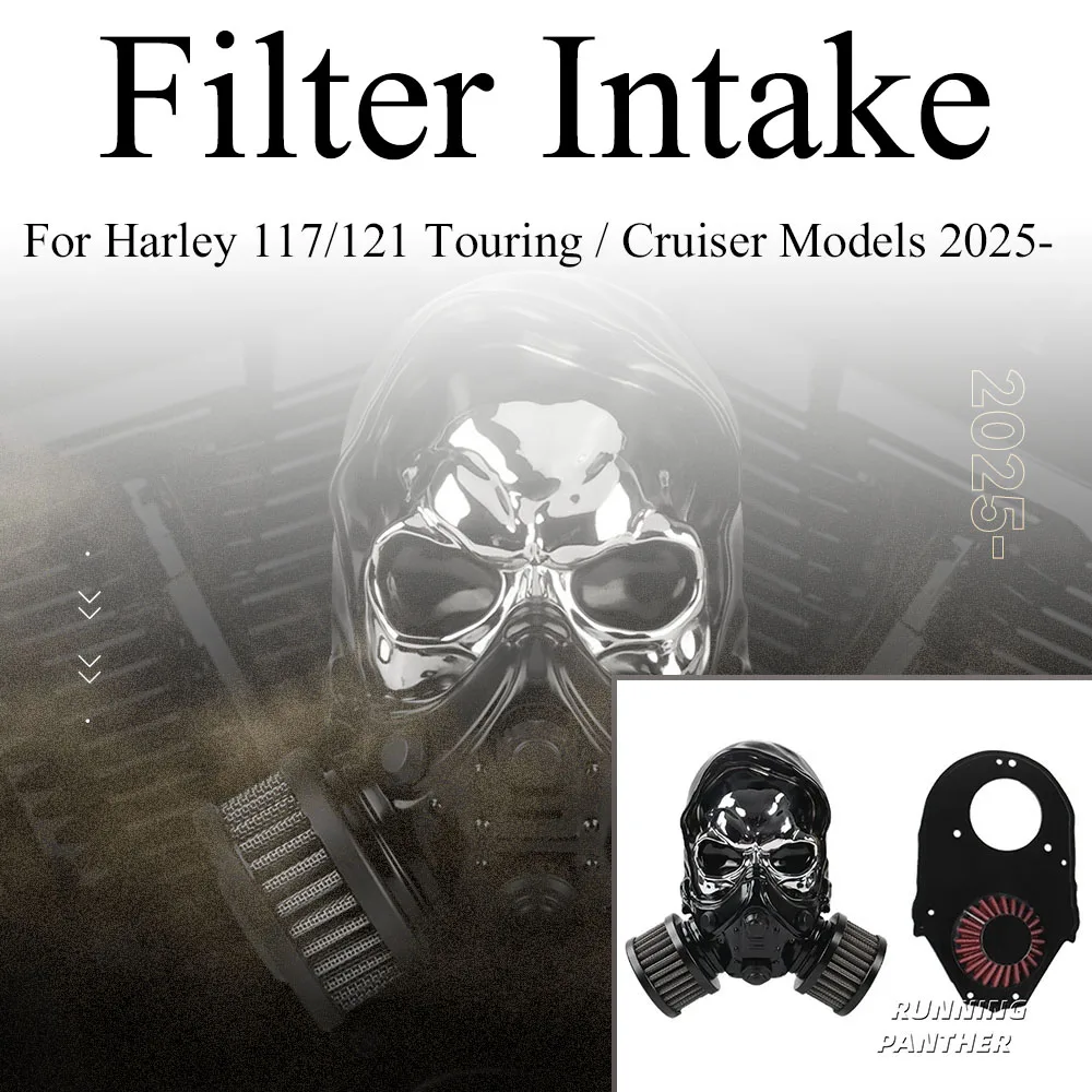 Motorcycle air filter For 117 121 Touring Cruiser 2025- Aluminum Filter ...