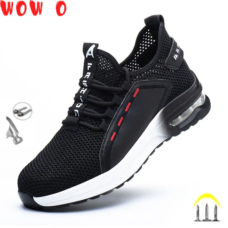 Safety-Work-Shoes-With-Steel-Toe-Woman-Indestructible-Safety-Tennis-For ...