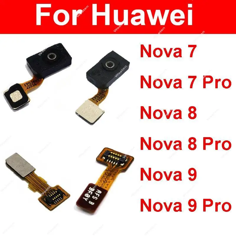 Sob-o-Sensor-de-Impress-o-Digital-Cabo-Flex-Teclas-de-Casa-Estender ...