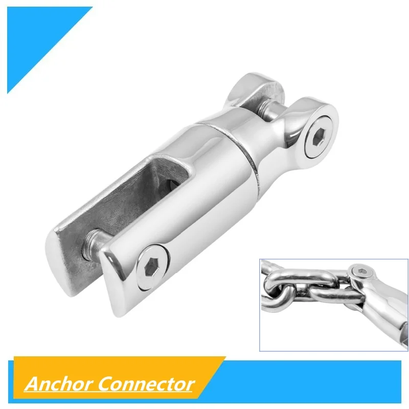 Boat-Anchor-Swivel-Connector-316-Stainless-Steel-Rotatable-Anchor-Connector-Anchor-Accessories ...