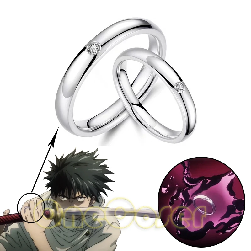 Anime Jujutsu Kaisen Yuta Okkotsu Ring Silber Legierung Finger Ring ...