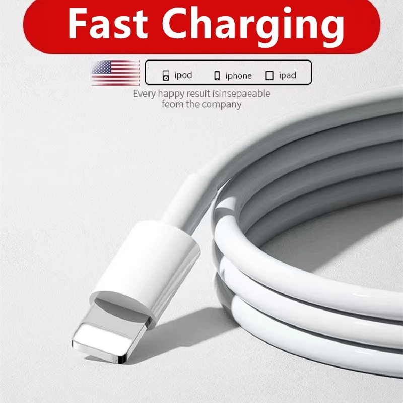 Original USB Cable For iPhone 11 12 13 Pro Max Fast Charging XR X XS ...