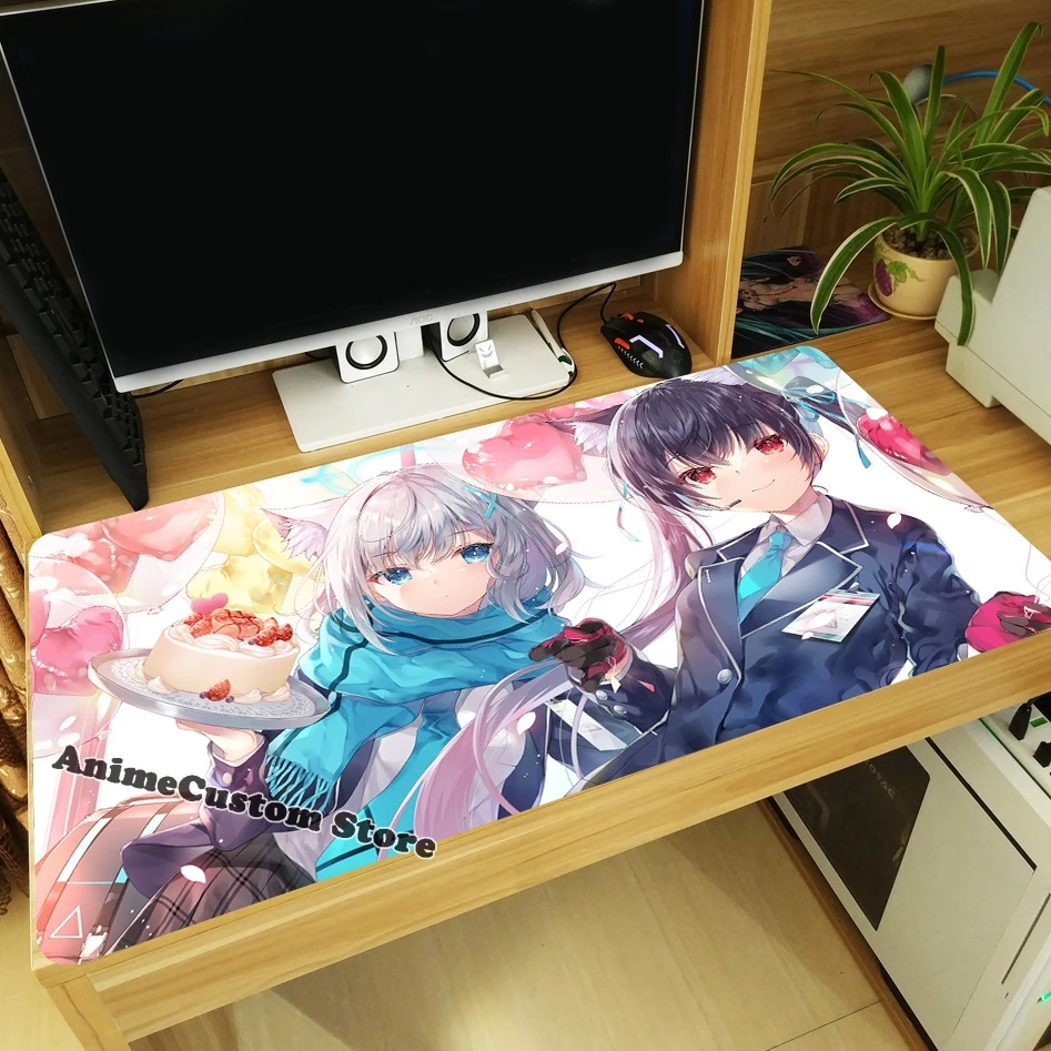 Anime Blue Archive Kuromi Serika Shiroko Cosplay Anti slip Mouse Pad ...