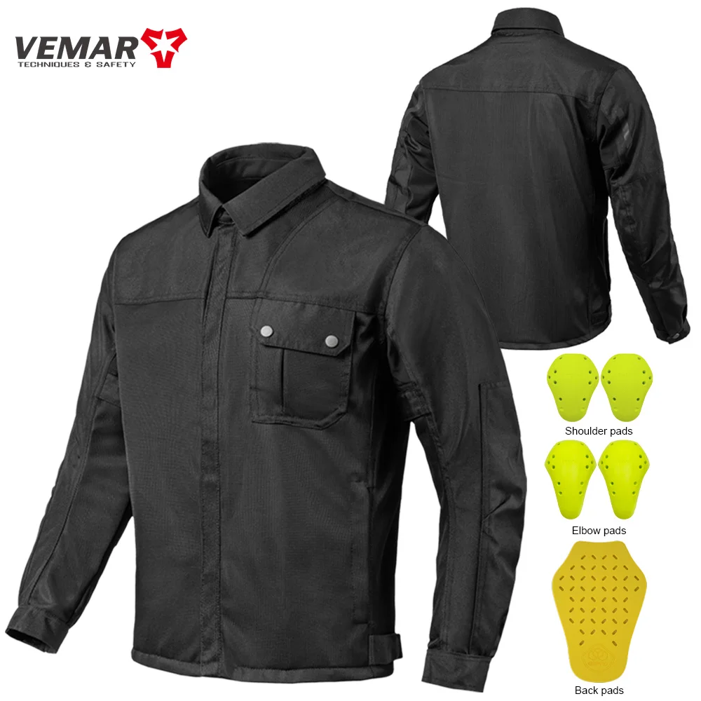 VEMAR Summer New Motorcycle Riding Jacket Men Breathable Mesh Motocross ...