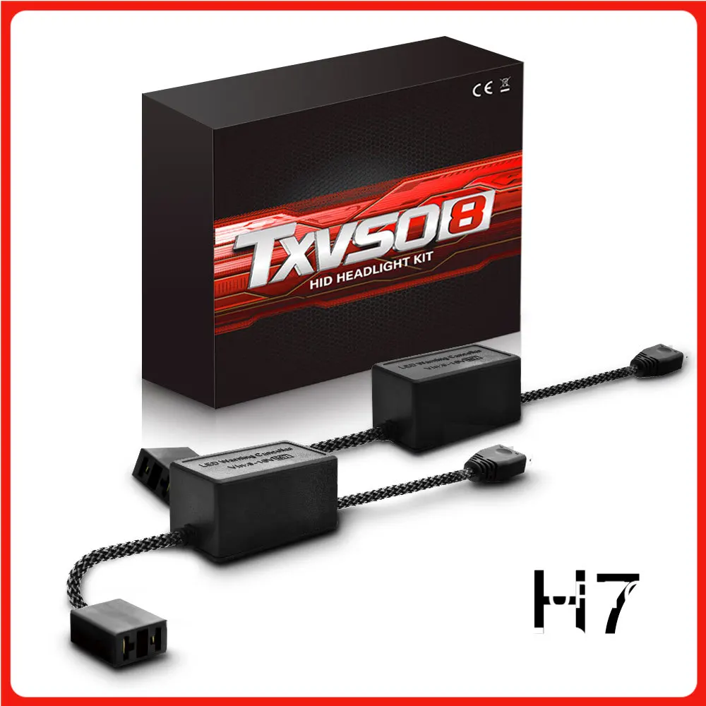 H7-HID-LED-Headlight-Conversion-Kit-Canbus-Error-Free-Anti-Flicker ...