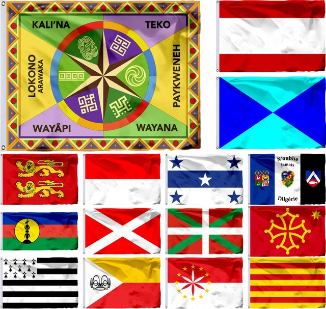 Caribbean Flags Banner