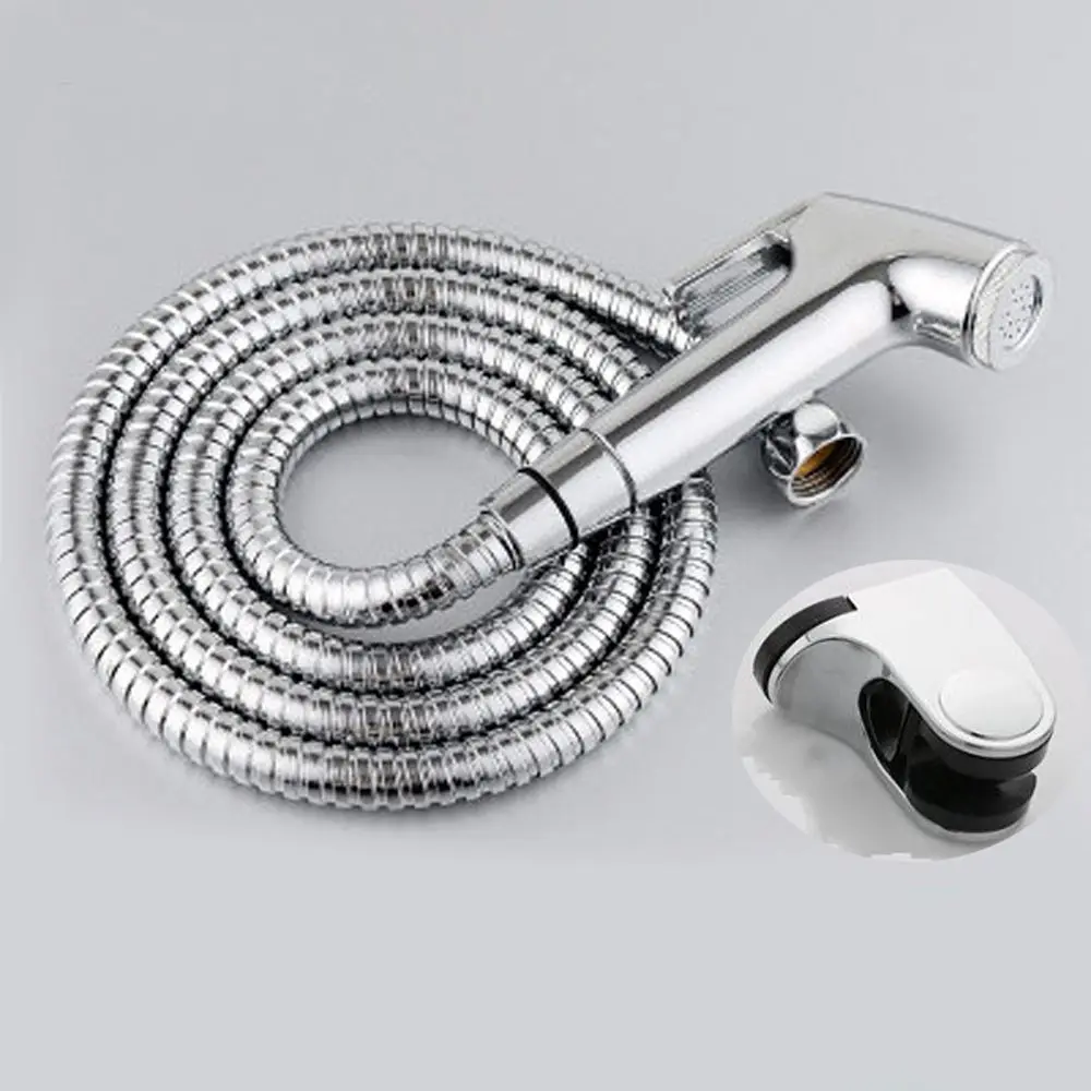 Handheld-Toilet-Bidets-Sprayer-Set-Wall-Bracket-Stainless-Steel-Hand ...