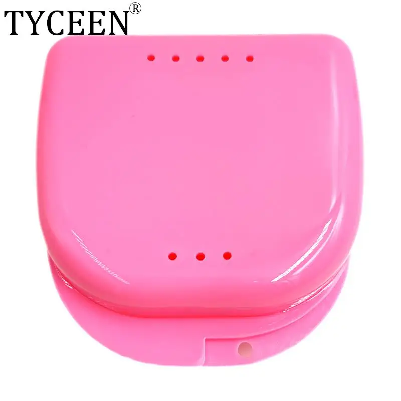 50pcs/lot Dental Plastic Denture Box Orthodontic Retainer Tray Box Case ...