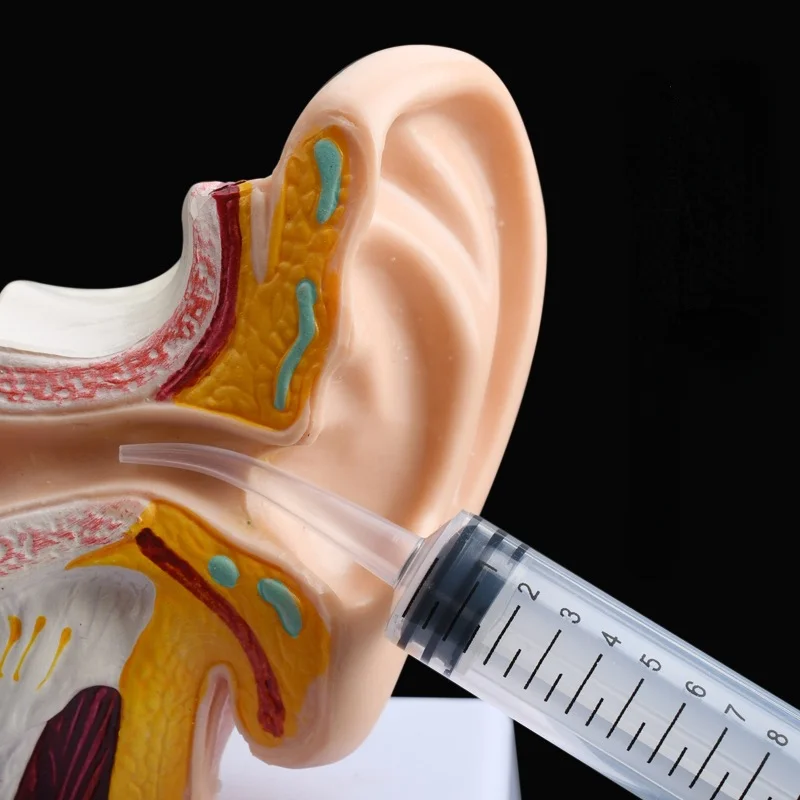 12ML-Ear-Cleaner-Washer-Syringer-Elbow-Rubber-Tube-Earwax-Cleaning ...