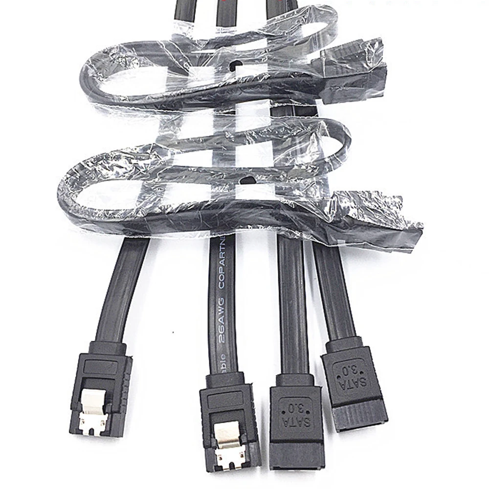 Sata 3.0 Solid State Hard Disk Serial Data Cable Flexible Ssd Hdd ...