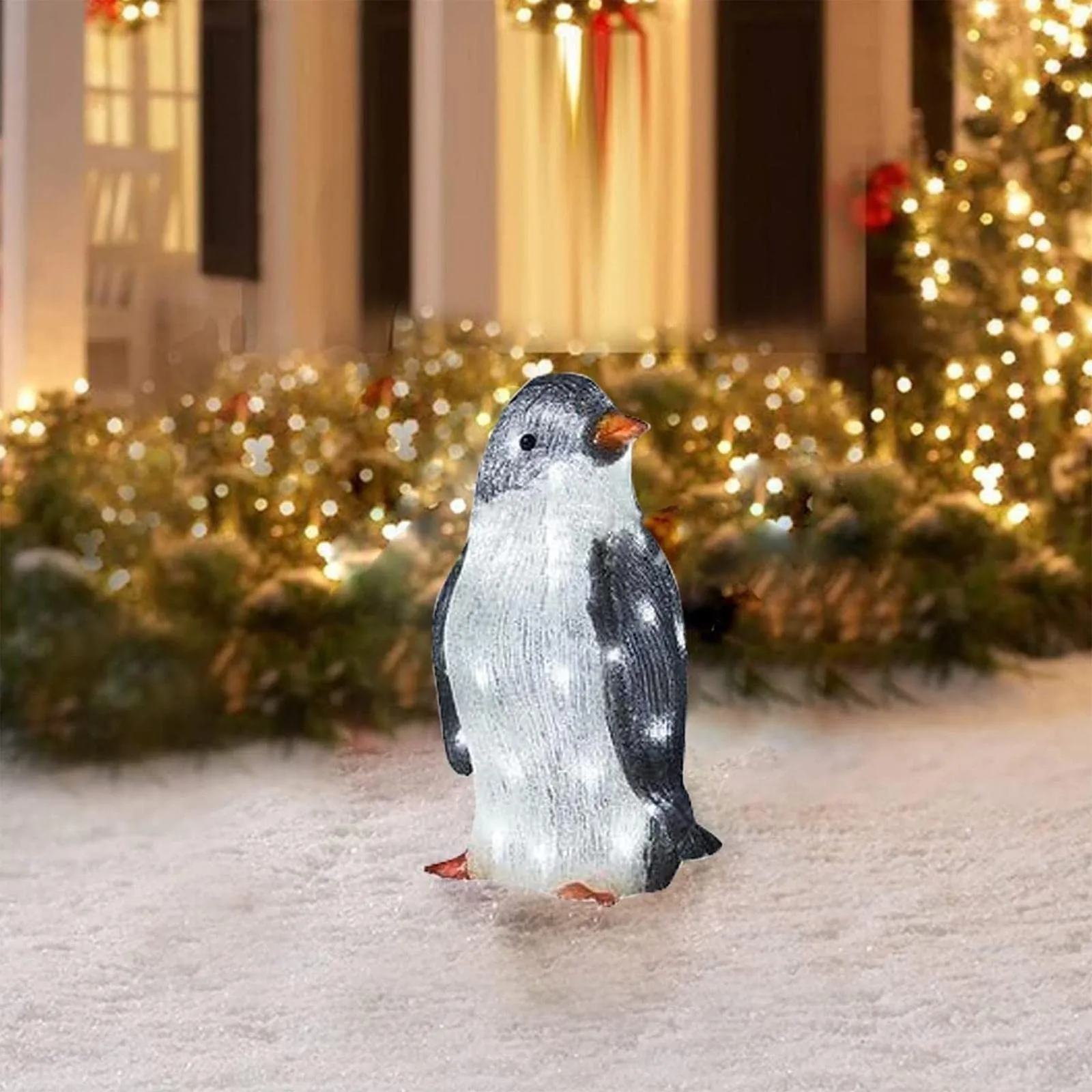 Christmas-Penguin-Luminous-Decoration-Light-Up-With-Scarf-Holiday ...