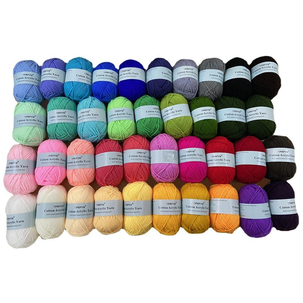 1Pc-25g-50M-Milk-Cotton-For-Hand-Knitting-Yarn-Acrylic-Yarn-Crochet ...