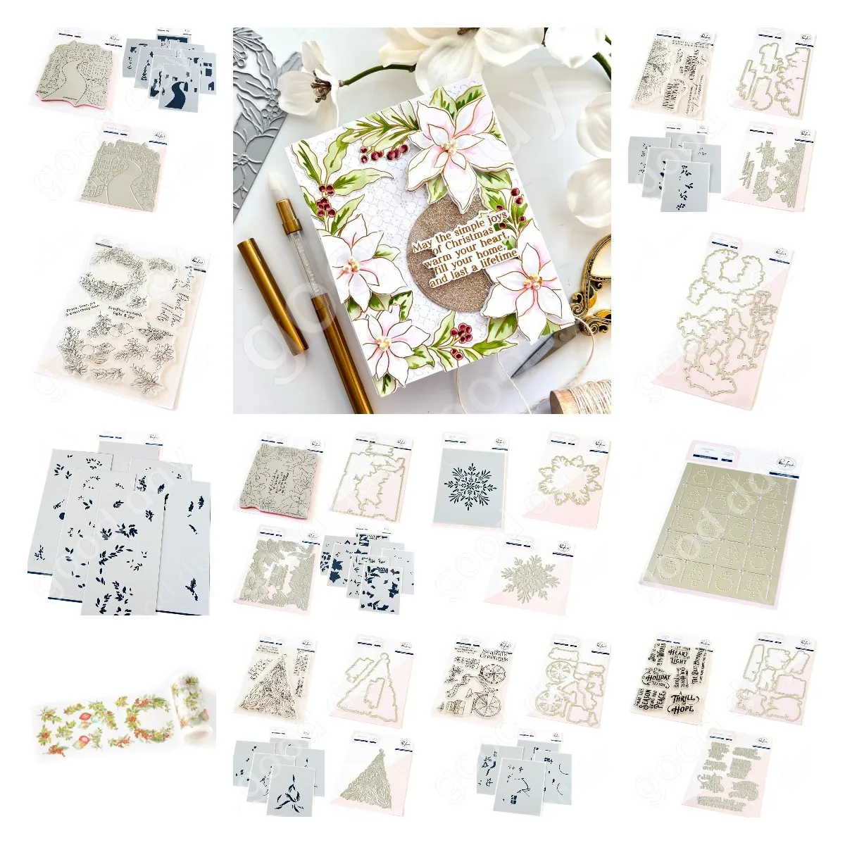 2024-August-New-Holiday-Leaves-Bicycle-Pinto-Frame-Metal-Cutting-Dies ...